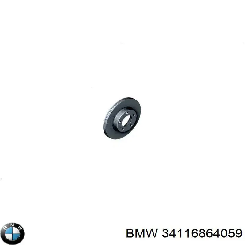 34116864059 BMW ротор гальмівний (310x24)