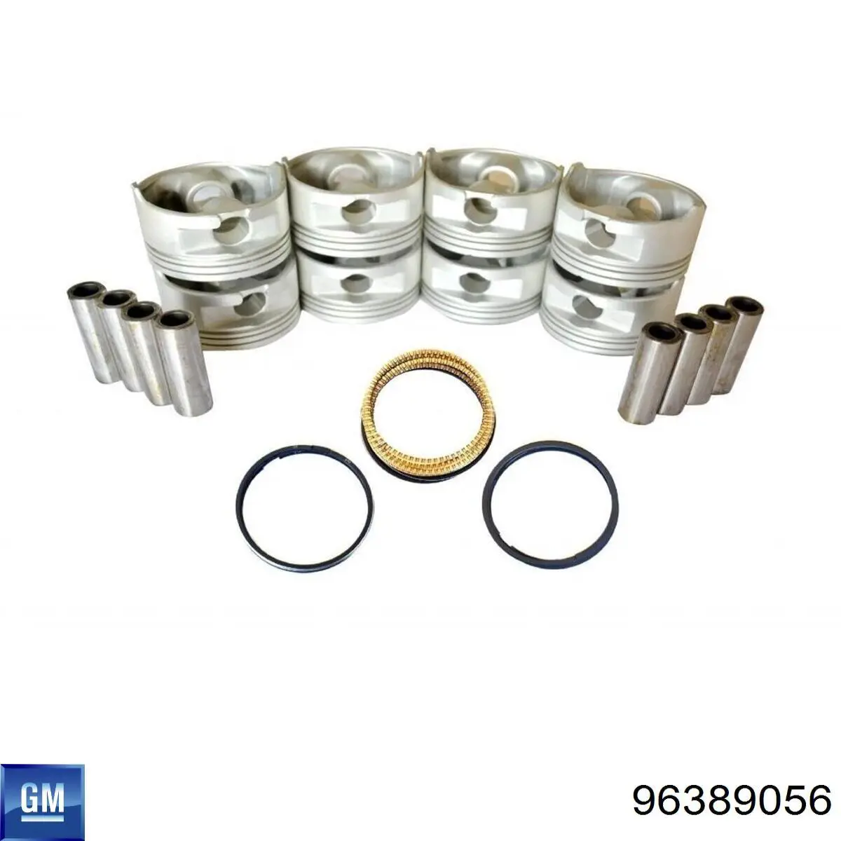 96389056 General Motors поршень з пальцем без кілець, std - купити ...