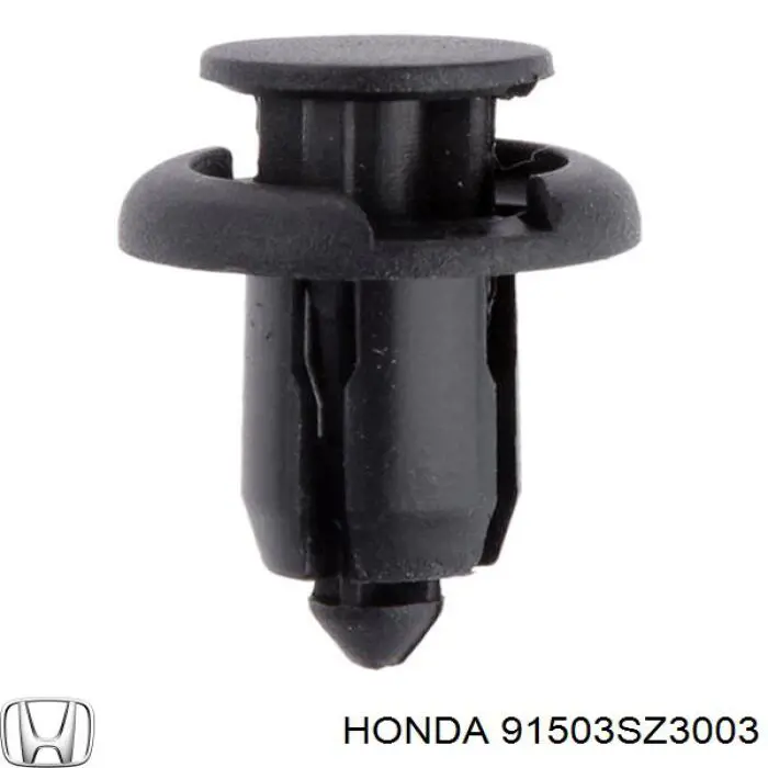 91503SZ3003 Honda пістон (кліп) кріплення бампера заднього - купити ...
