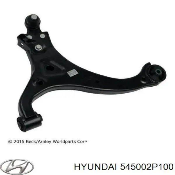 545002P100 Hyundai/Kia важіль передньої підвіски нижній, лівий - купити ...