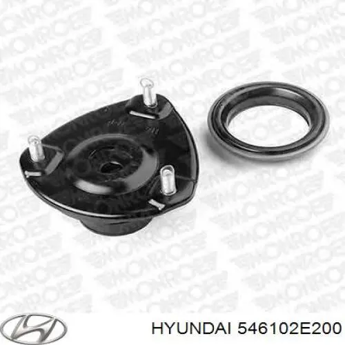 546102E200 Hyundai/Kia подушка амортизатора переднього