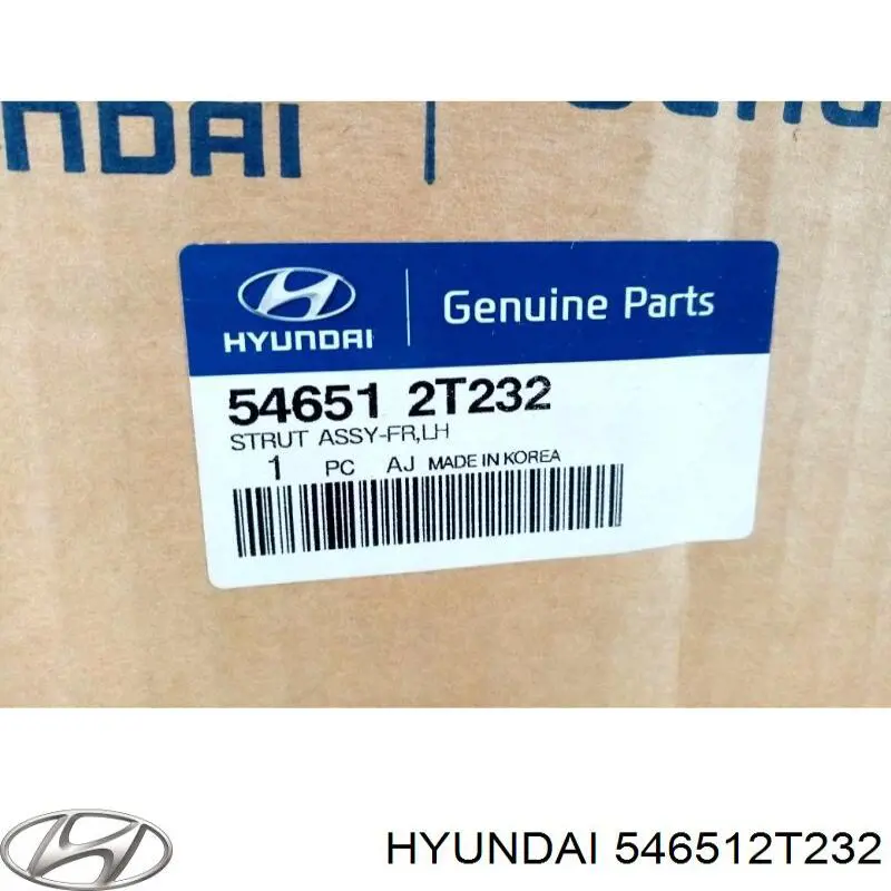 546512T232 Hyundai/Kia амортизатора передній лівий - купити онлайн в ...