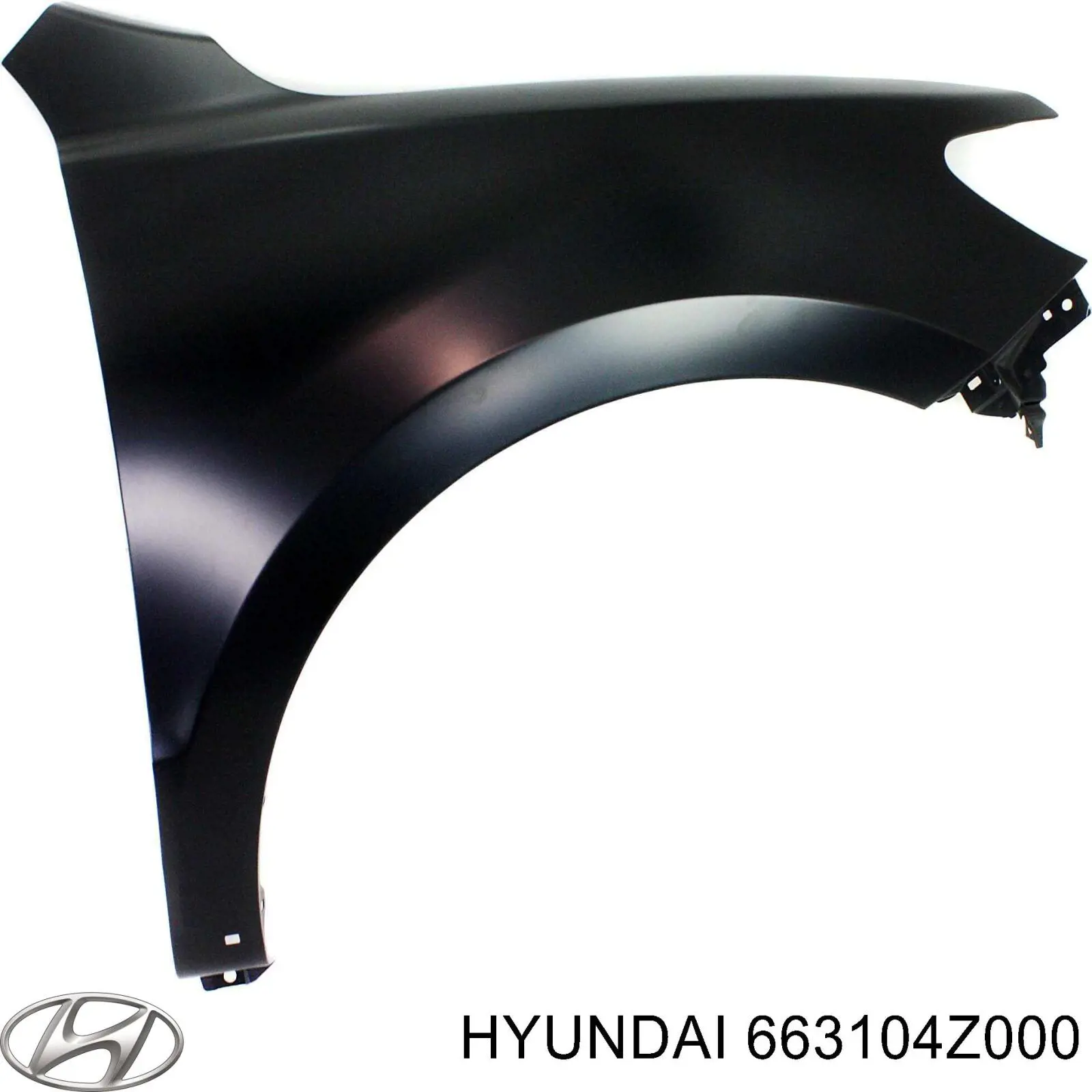 663104Z000 Hyundai/Kia крило переднє ліве - купити онлайн в Україні
