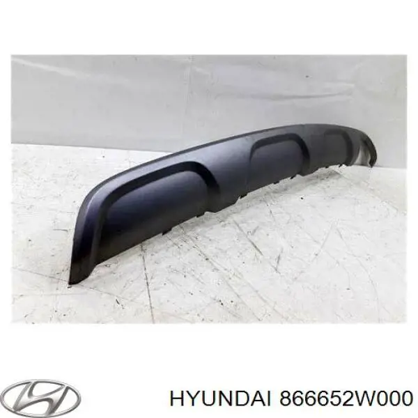 866652W000 Hyundai/Kia накладка бампера заднього