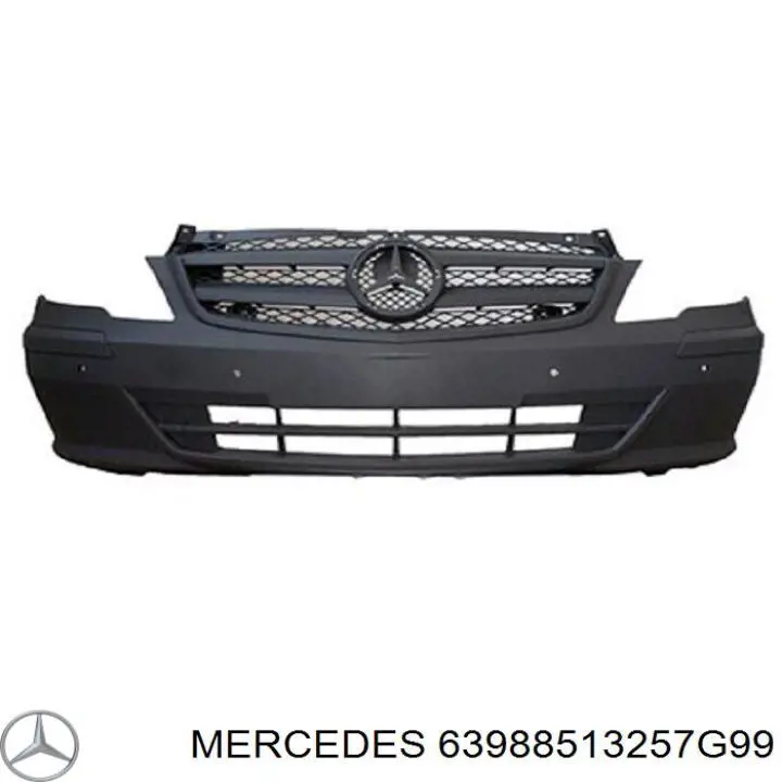 A63988513257G99 Mercedes передній бампер - купити онлайн в Україні