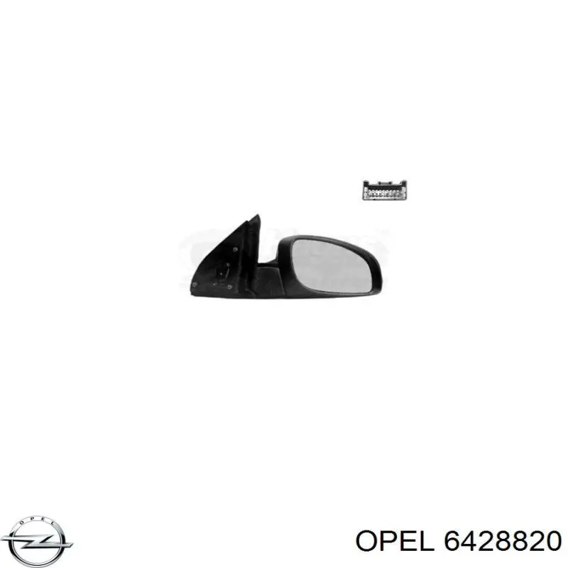 6428820 Opel дзеркало заднього виду, праве
