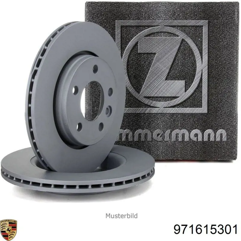 971615301 Porsche гальмівні диски передні - купити онлайн в Україні