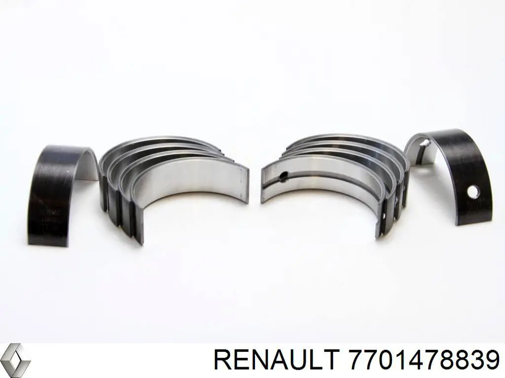 7701478839 Renault (RVI) вкладиші колінвала, корінні, комплект ...