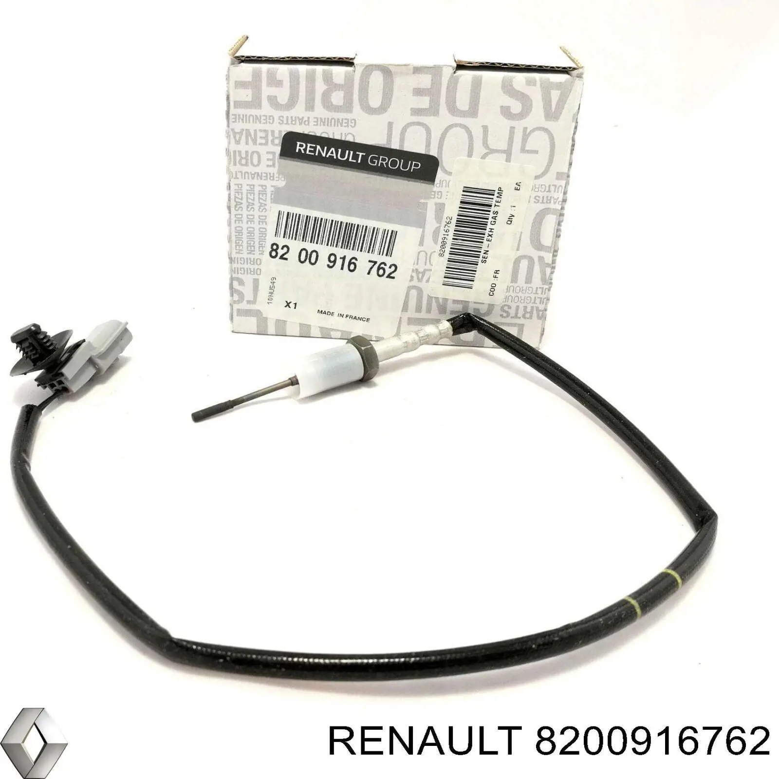 8200916762 Renault (RVI) датчик температури відпрацьованих газів (вг ...