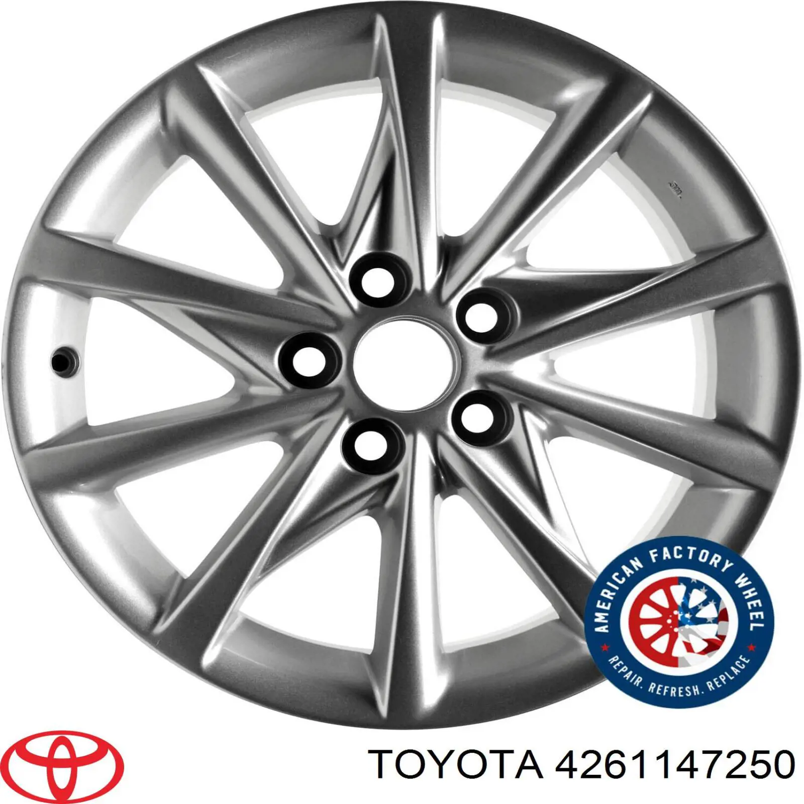 4261147250 Toyota диски колісні литі (легкосплавні, титанові) - купити ...