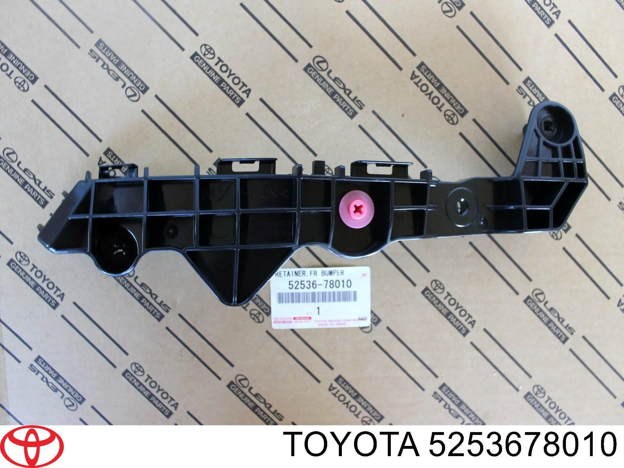 5253678010 Toyota кронштейн бампера переднього, лівий - купити онлайн в ...