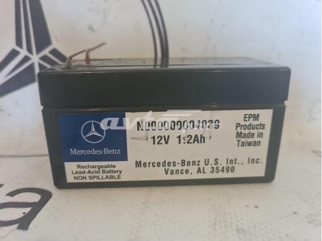 N000000004039 Mercedes батарея акумуляторна (Вспомогательная 1,2 Ah)
