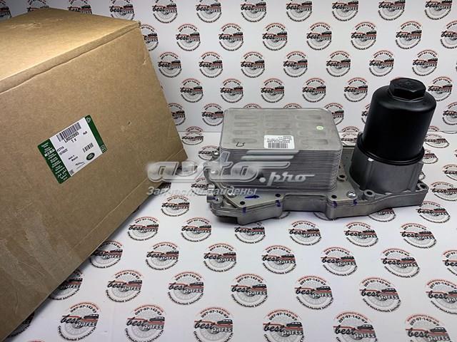 LR022895 Land Rover радіатор масляний (холодильник, під фільтром)