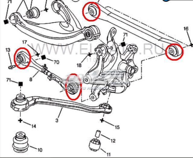 517847 Peugeot/Citroen розтяжка задньої підвіски (Передняя (сход-развал))