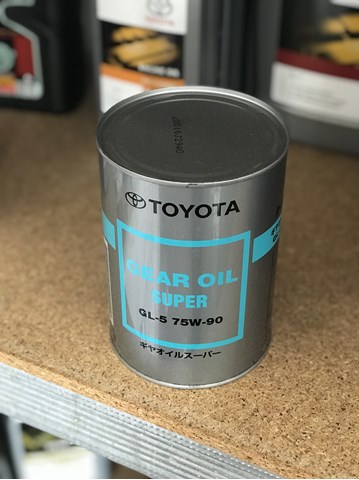 0888502106 Toyota масло коробки передач синтетическое Gear Oil Super