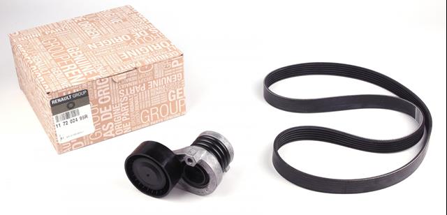 117202495R Renault (RVI) ремінь приводний, агрегатів, комплект (Ремень