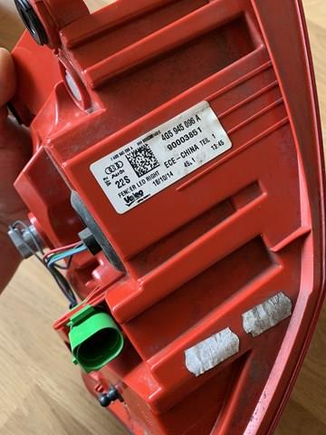 4G5945096A VAG фара задня права зовнішня (Светодиодный)