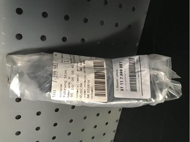 51117399981 BMW направляюча переднього бампера, права - купити онлайн в ...